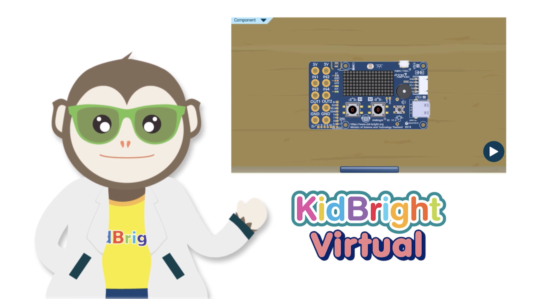 KidBright Virtual - Coding at School